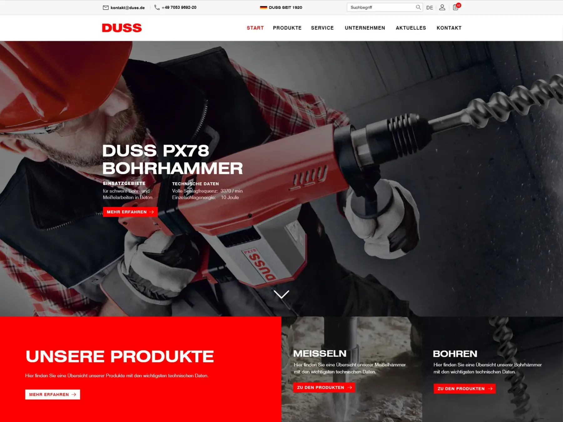 DUSS Website-Relaunch