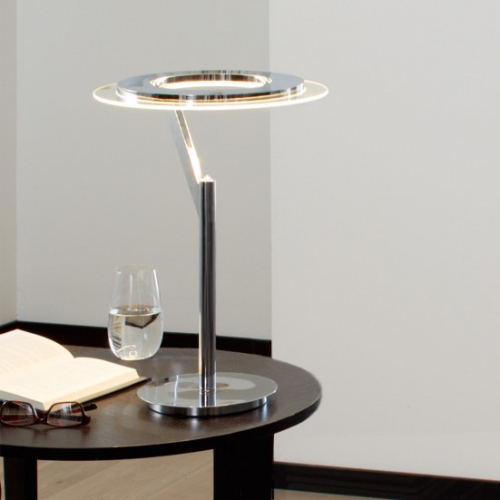 Stilvolles Ambiente dank perfekter Ausleuchtung durch Tischleuchten